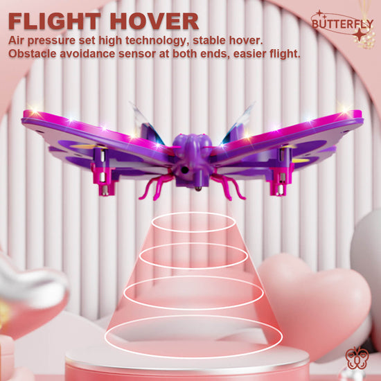4DRC V40 Remote Control Butterfly Drone for Kids with Colorful Lights