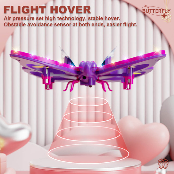 4DRC V40 Remote Control Butterfly Drone for Kids with Colorful Lights