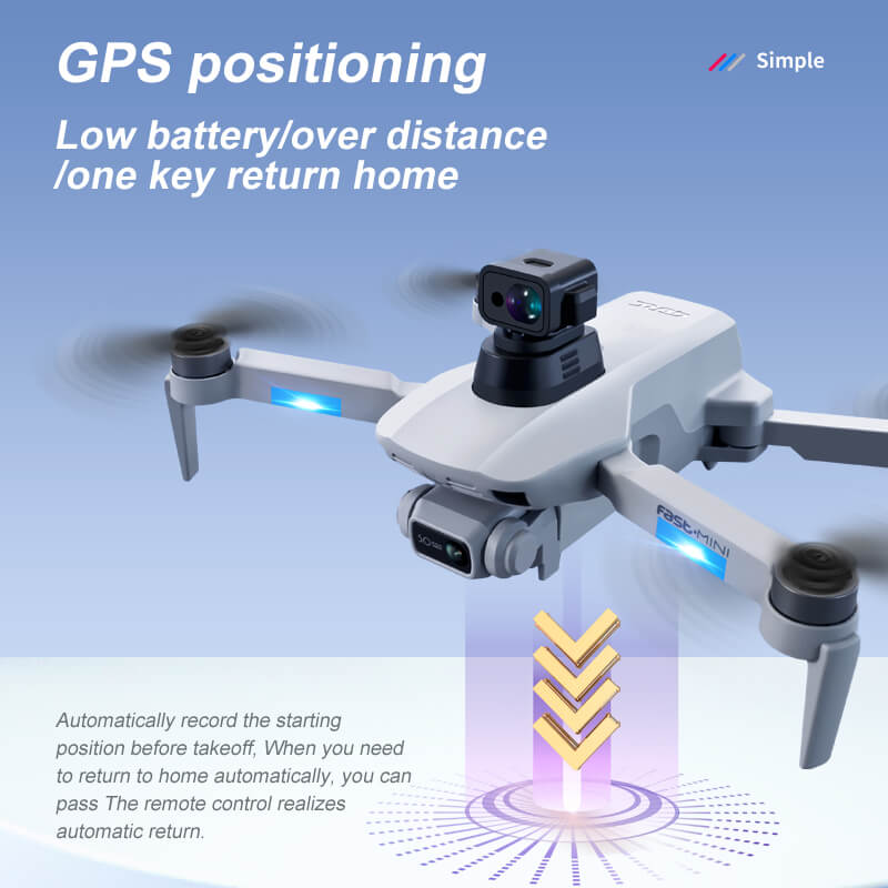 4DRC 4D-F8 Pro Obstacle Avoidance Drone GPS Brushless Motor Foldable ...