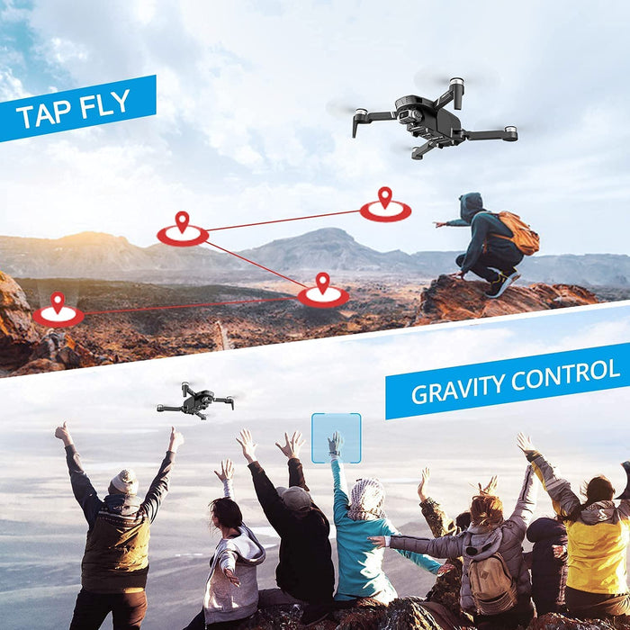 4DRC 4D-F4 Brushless GPS drone with electronically adjustable 4K Camera ...