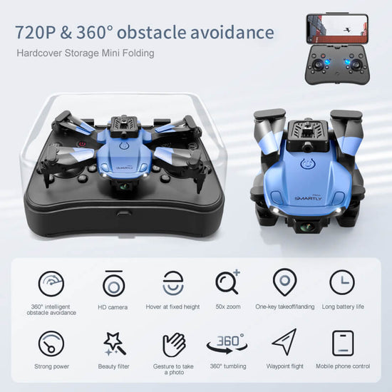 4D-V26 obstacle avoidance drone with HD camera, mini foldable – 4DRC